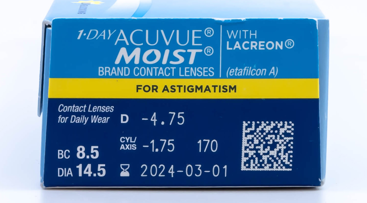 1-Day Acuvue Moist Astigmatism | Cheap Contact Lenses | LensDirect
