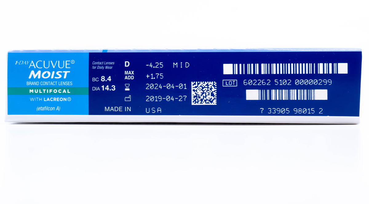 1 Day Acuvue Moist Multifocal 90 Pack | LensDirect