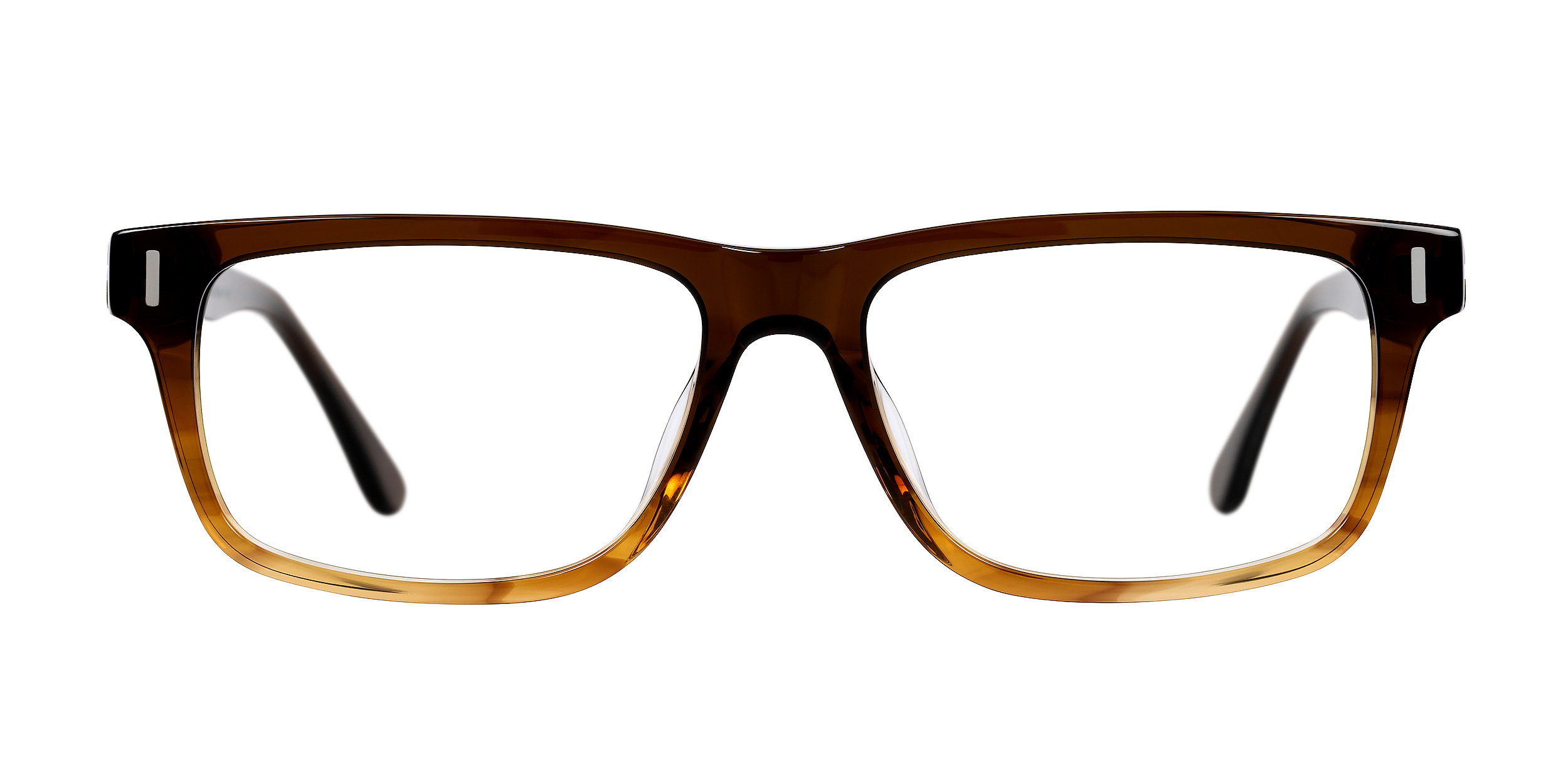 Allen | Brown Gradient Rectangle Glasses