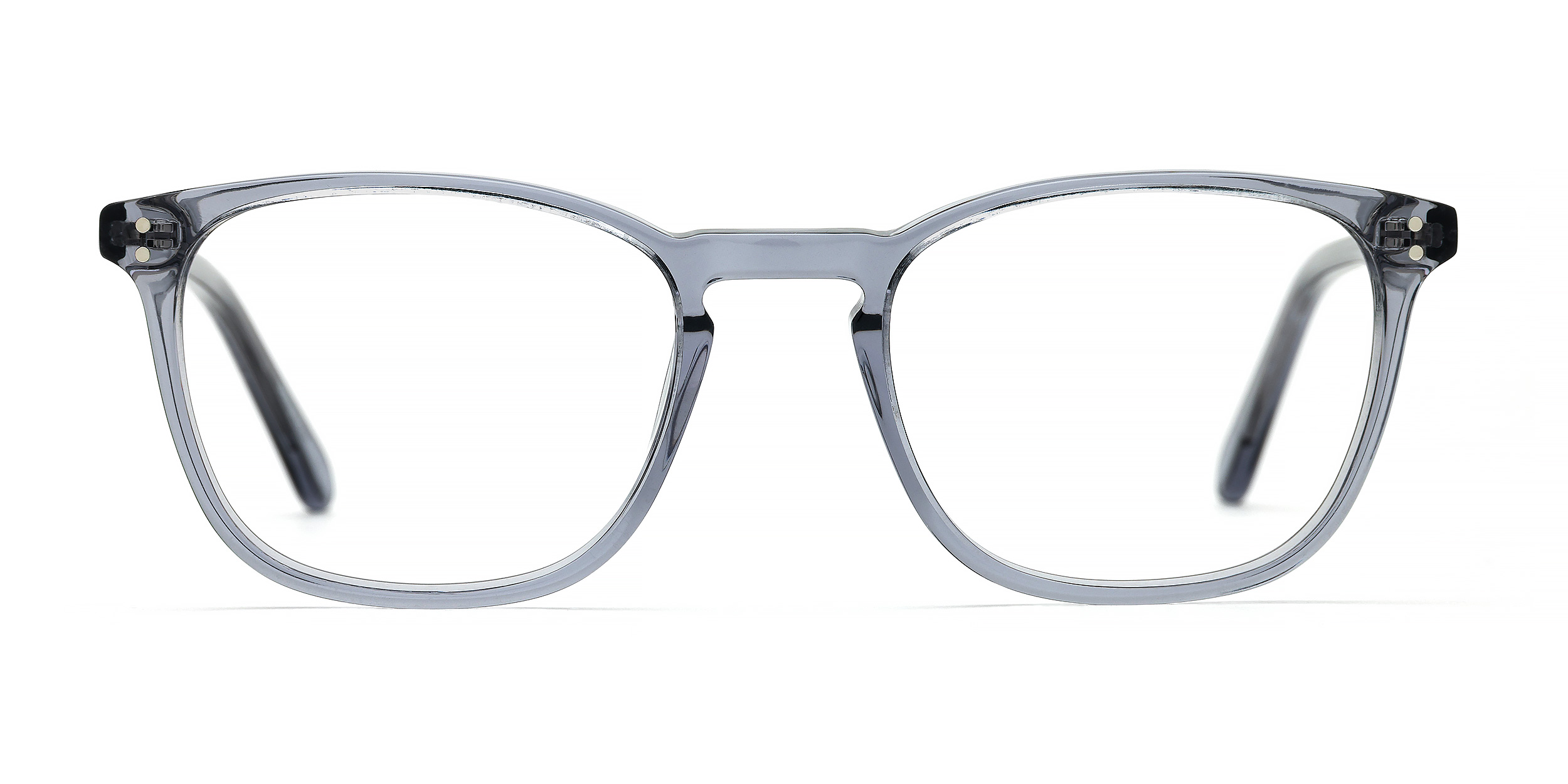 Kodi | Crystal Grey Square Glasses
