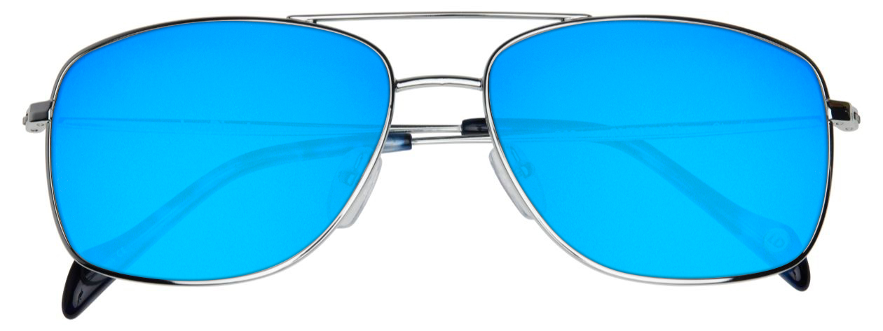 Charlie - Shiny Silver Glasses