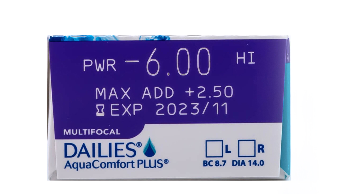 DAILIES AquaComfort Plus Multifocal 30 pack | LensDirect