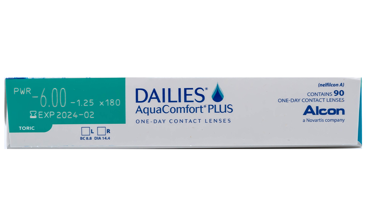 DAILIES AquaComfort Plus Toric 90 pack | LensDirect